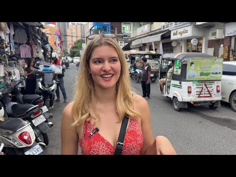 German Girl Visiting Cambodia for the First Time!