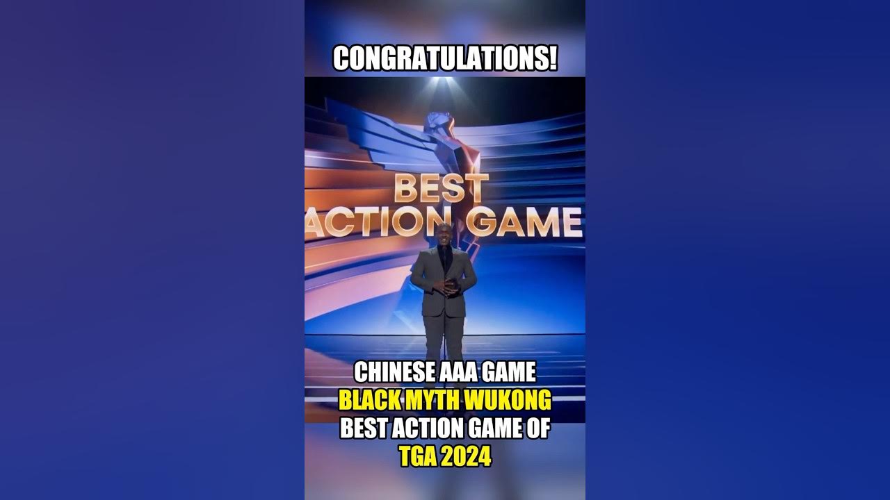 Best Action Game of TGA 2024: Best Action Game Chinese AAA Game Black Myth Wukong 黑神话悟空获TGA最佳动作 ...