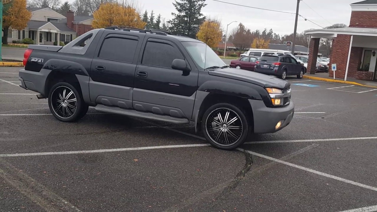 02 Avalanche Z71 24s TVS Alarm Flowmaster 4x4 - YouTube