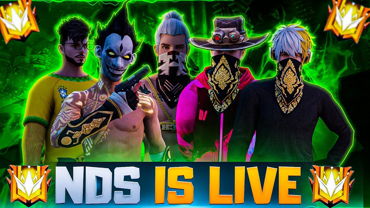 NDS IS LIVE💖Top 1 Grandmaster V Badge Lobby Serious Grandmaster Pushing ...