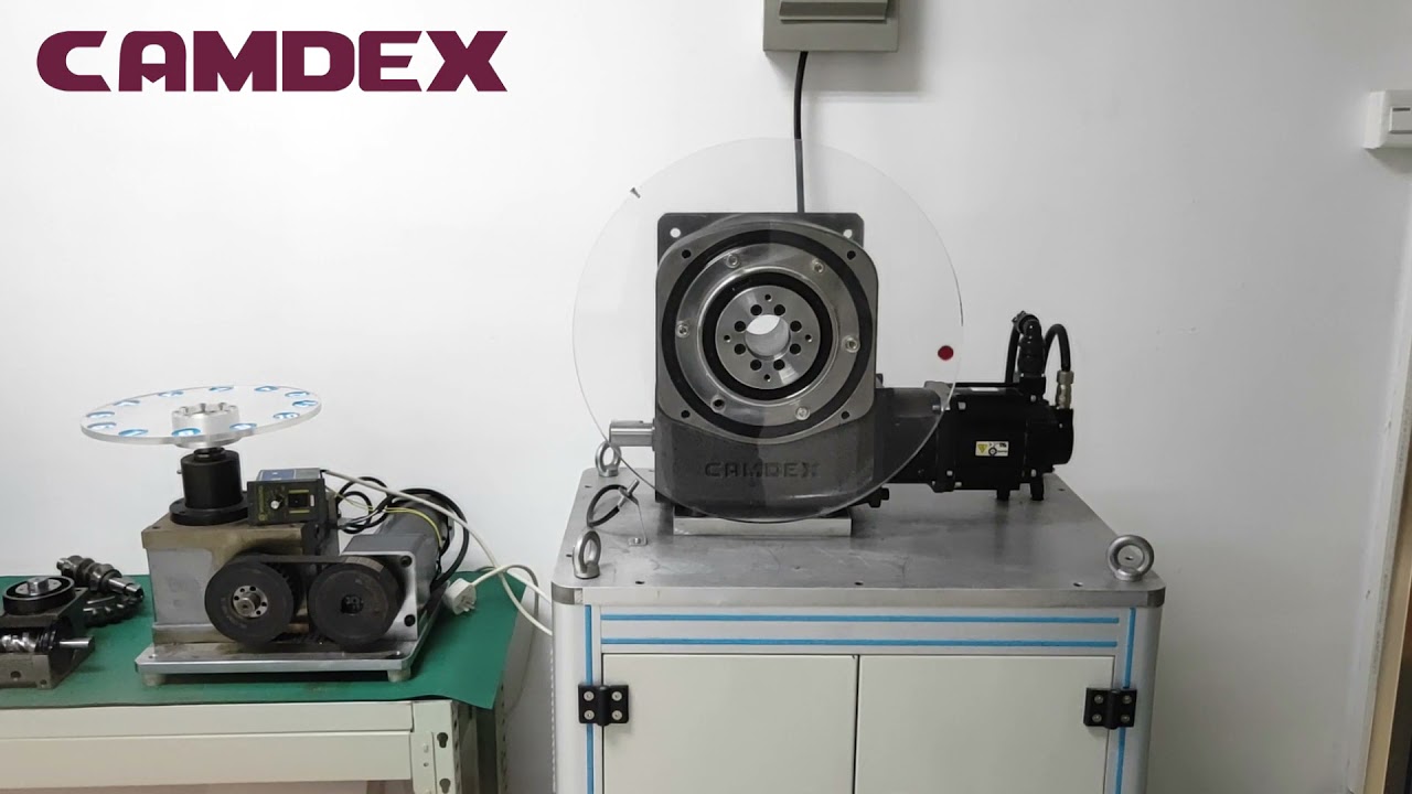 Servo driven 360 degree continuous indexing, continuous indexer - YouTube