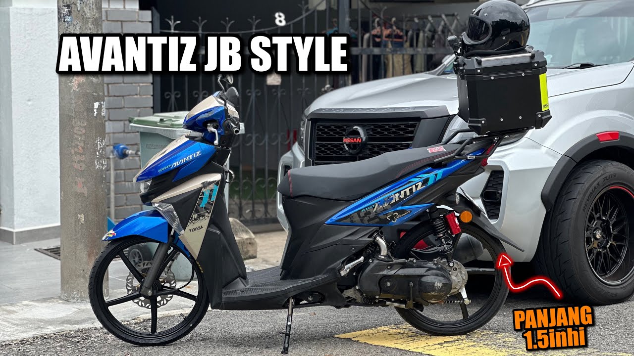 Yamaha AVANTIZ Jb style 🤩 | DIY BUANG air box - YouTube