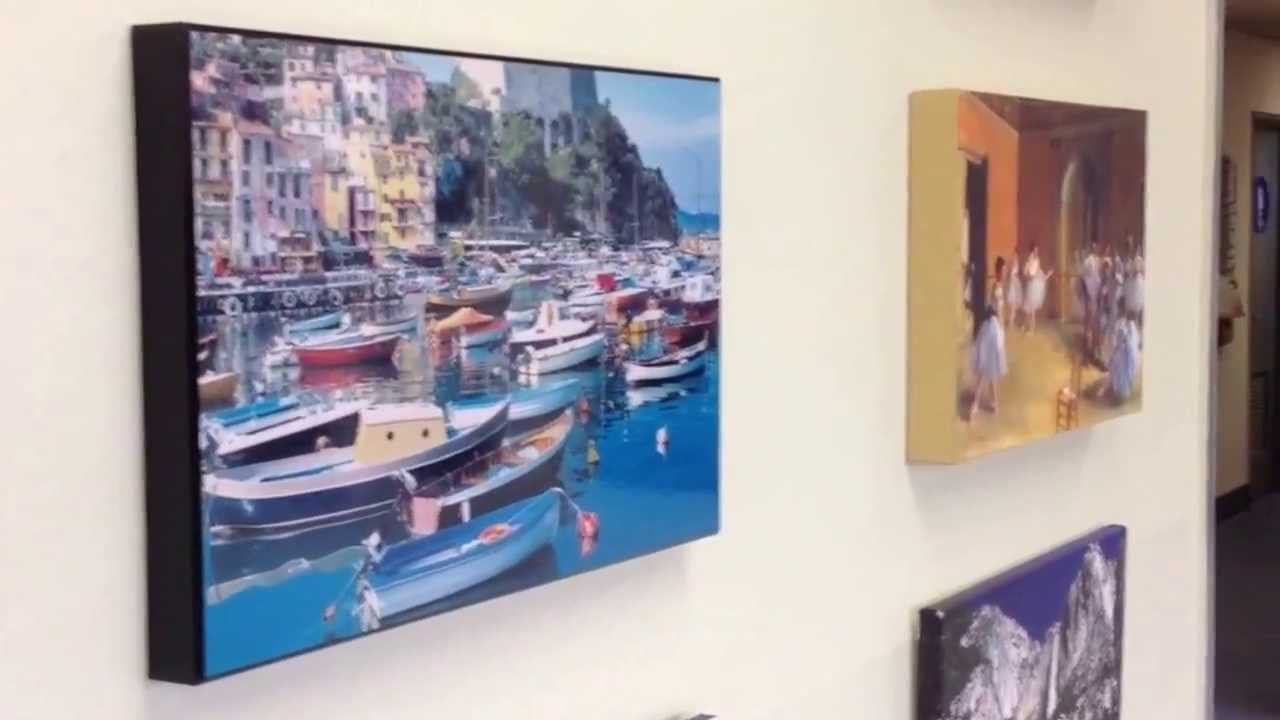 Prolab Digital Showroom printing and mounting examples - YouTube