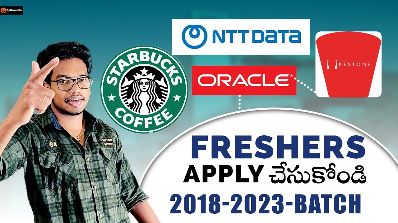 Oracle | NTT Data | StarBucks | Keston hiring Freshers | Software Jobs ...