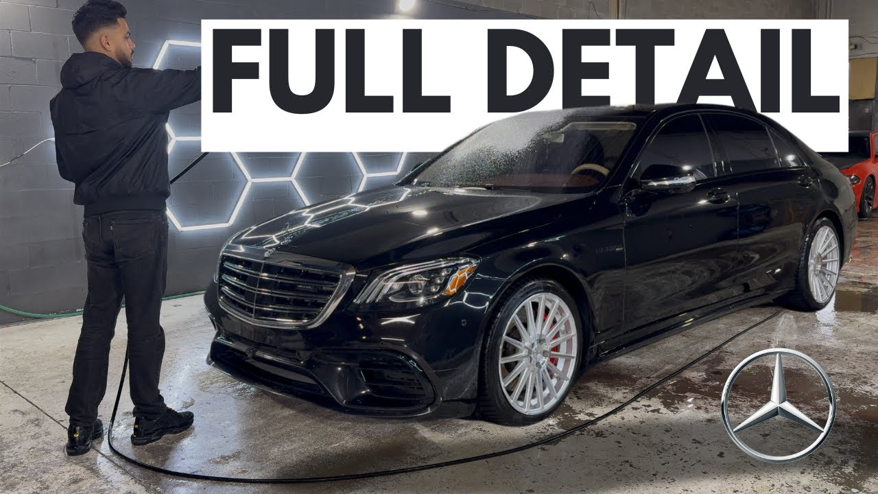 S63 AMG Full Detail-Interior Steam Clean,Exterior Detail&Rims. - YouTube