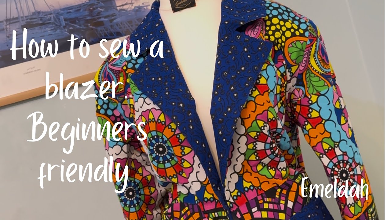 How to sew a blazer. (Beginners) - YouTube