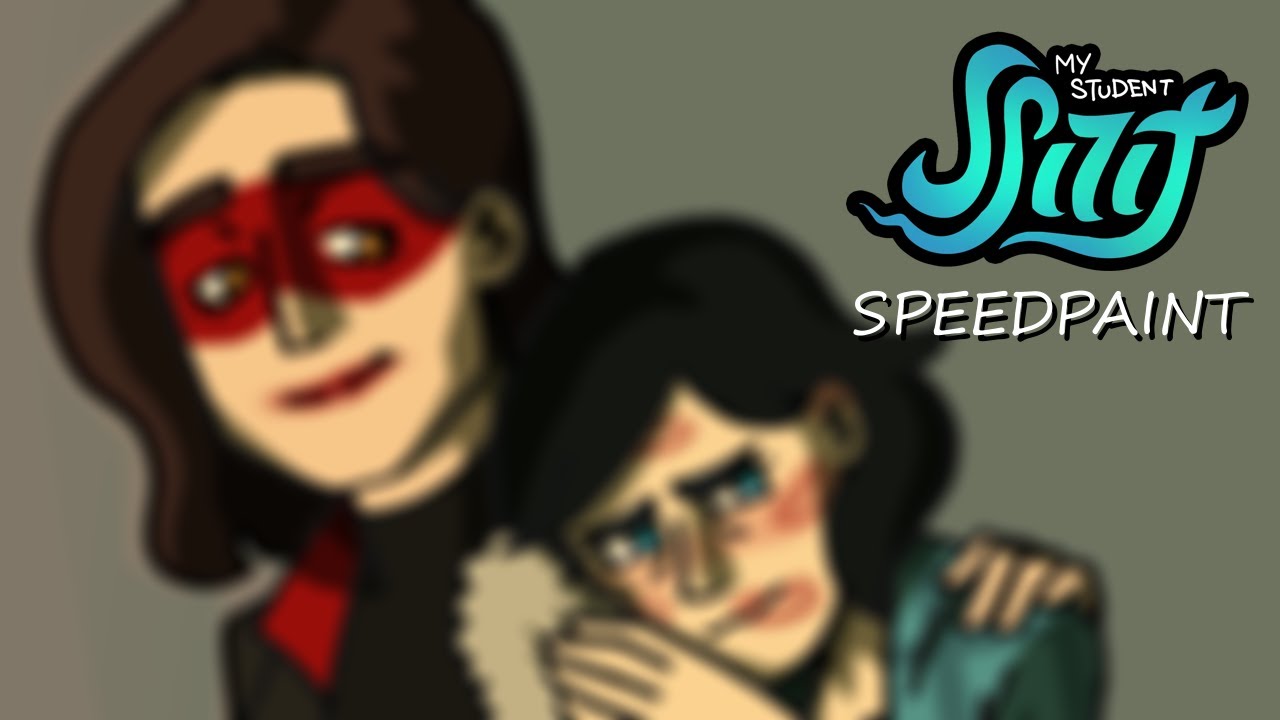 Мои глаза прилипли | My Student Spirit fanart speedpaint - YouTube