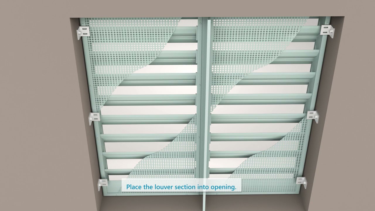 Ruskin Horizontal Louver Clip Angle Installation – With HVBS Support ...