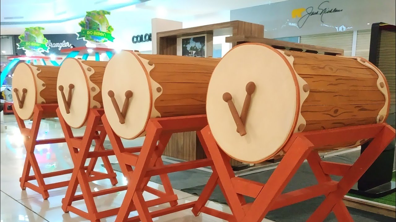 Set up bedug dekorasi ramadhan di mall center Cilegon - YouTube