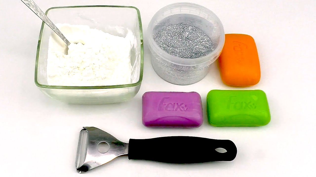 How To Make Soap Boxes With Starch Curls And Glitter For ASMR Video How To Make Soap Boxes With Starch Curls And Glitter For ASMR Video