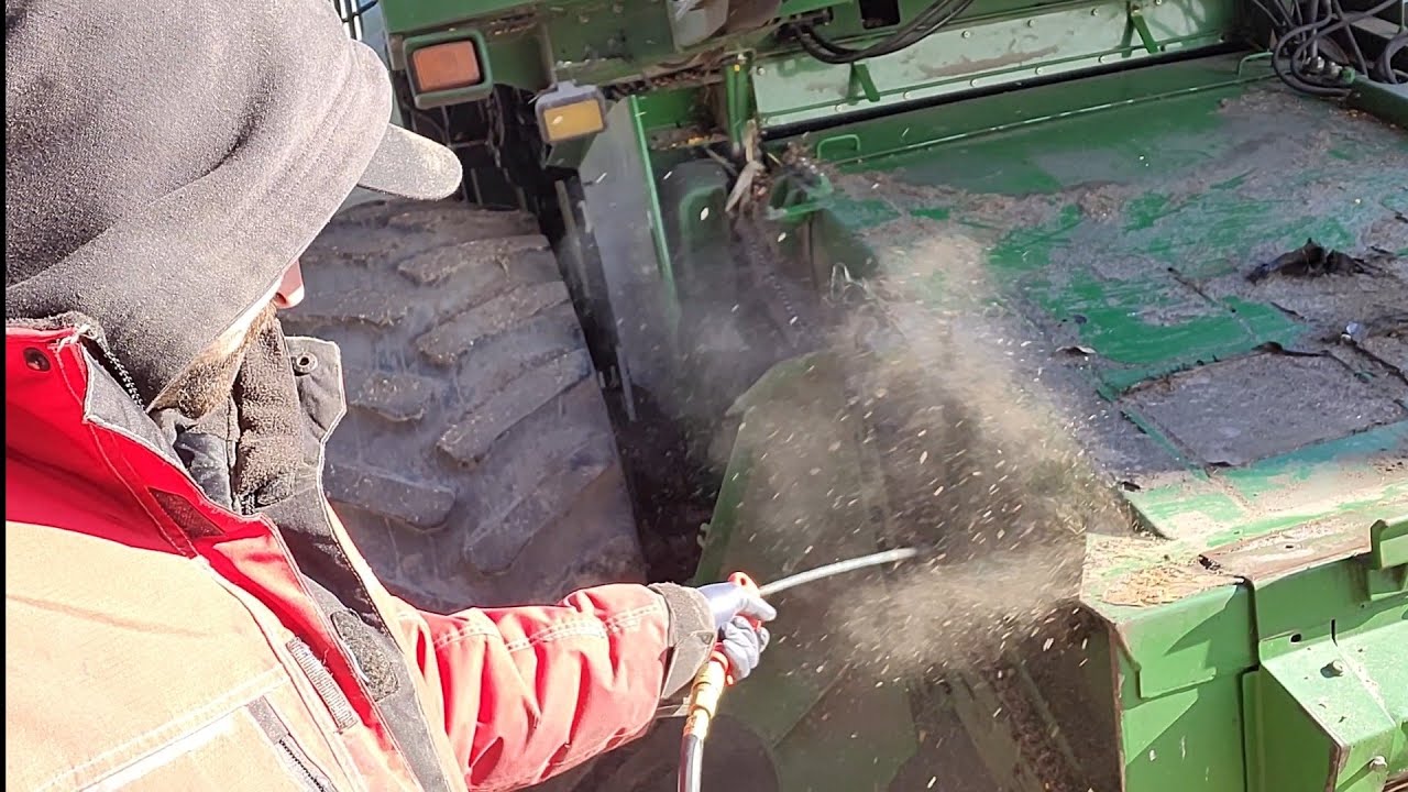 It Feels Like Spring So We Take Advantage! | Cleaning Farm Equipment ...