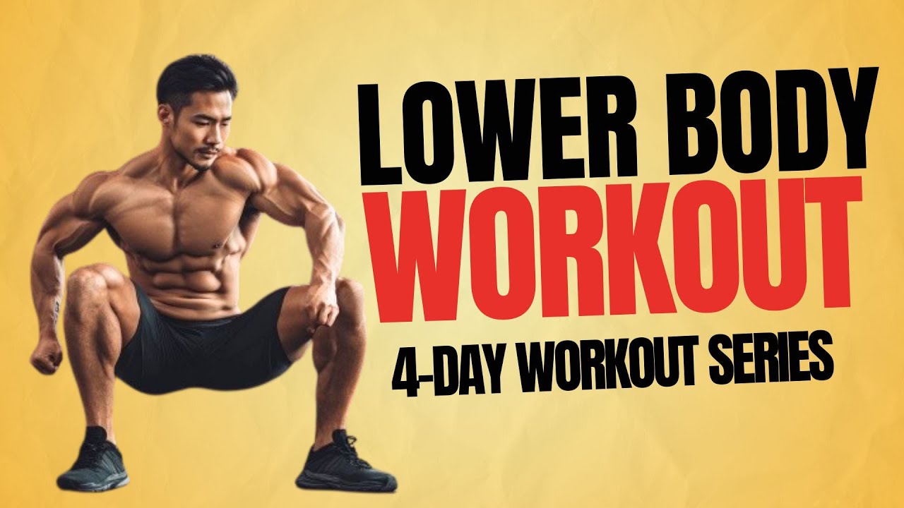 Lower Body & Glutes Workout for Strength & Power 🍑💥 | 4-Day Full-Body ...