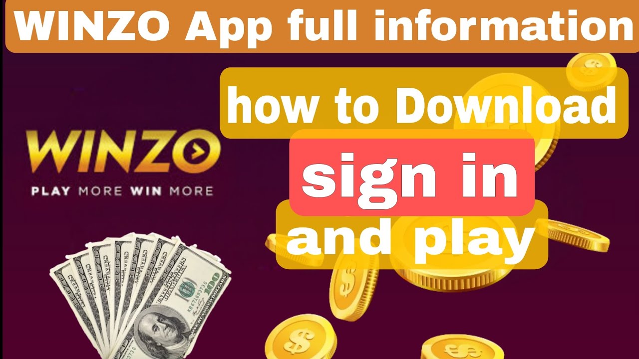 winzo app full information how to download, sign in and play - YouTube