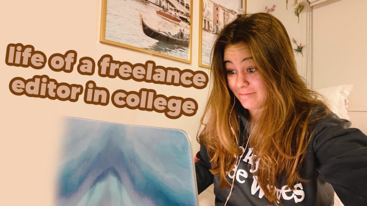 life of a freelance video editor in college - YouTube