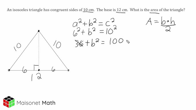 Altitude Of An Isosceles Triangle