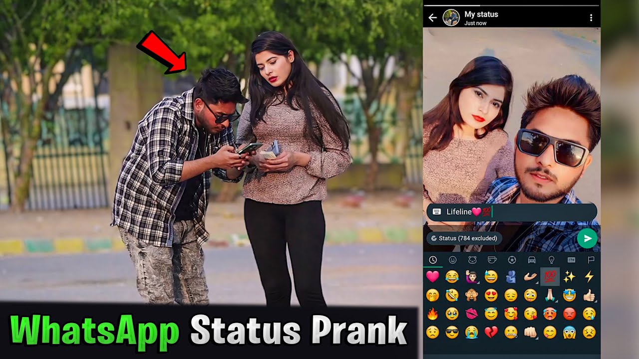 WhatsApp Status Prank | Prank in Pakistan | Zaid Chulbula - YouTube