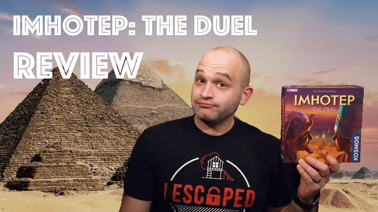 Board Game Review - Imhotep: The Duel - YouTube