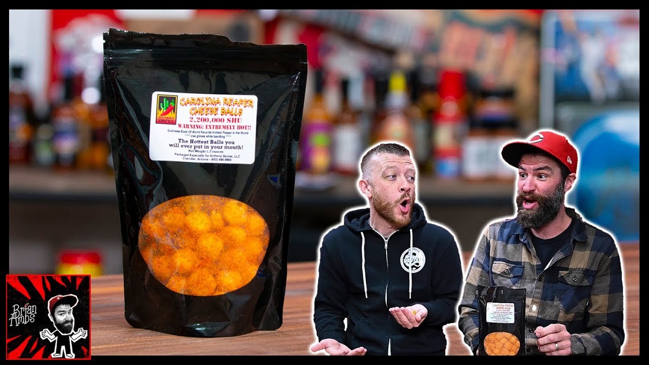 CAROLINA REAPER CHEESE BALLS! | 2,200,000 SHU - YouTube