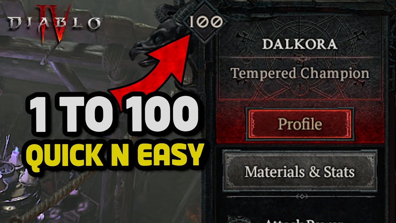 The BEST Way To Level For New / Alt Characters! | Diablo 4 Season 1 ...