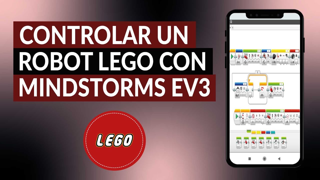 Cómo programar y controlar un robot LEGO con la aplicación LEGO MIDSTORMS EV3 - YouTube