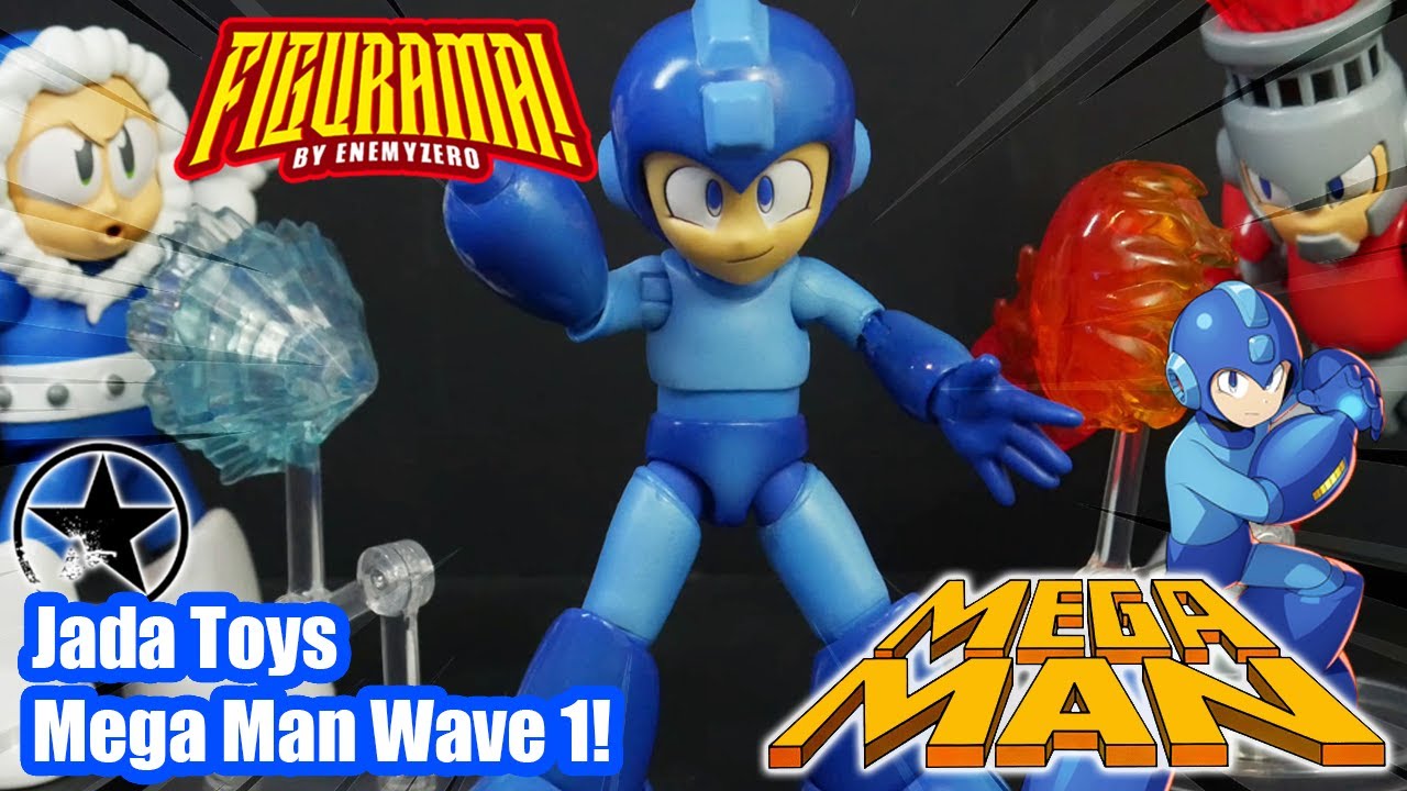 MEGA POWER! Jada Toys MEGA MAN Wave 1 Mega Man, Ice man, Fire man ...