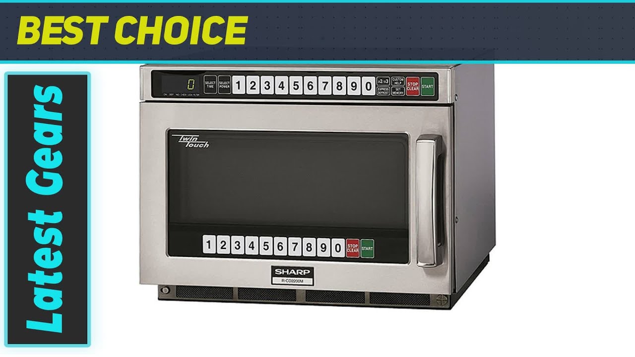 Sharp R-CD2200M Commercial Microwave Oven: The Ultimate Kitchen ...