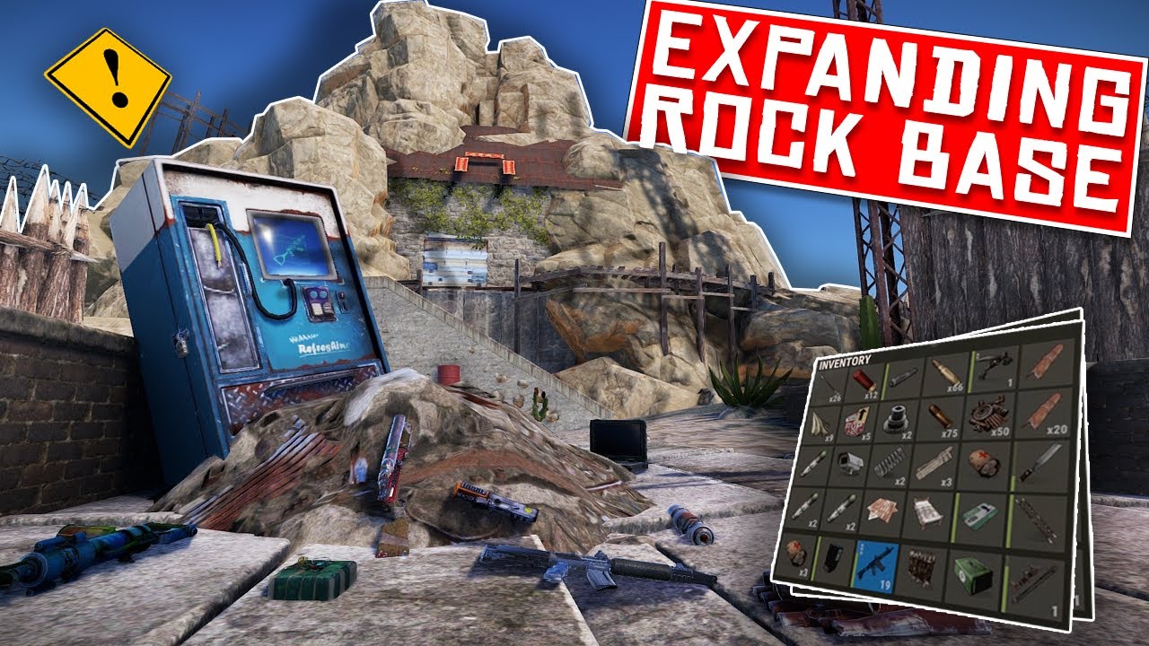 STARTING the AMAZING ROCK SHOP! - Rust SOLO - YouTube