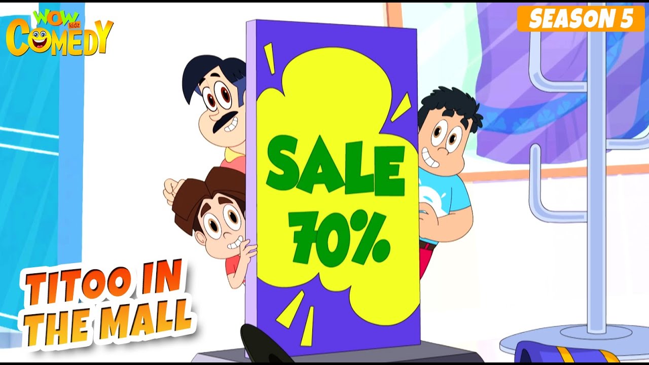 Titoo In The Mall | Titoo Funny Cartoon | S05E09 | Hindi Cartoon for ...