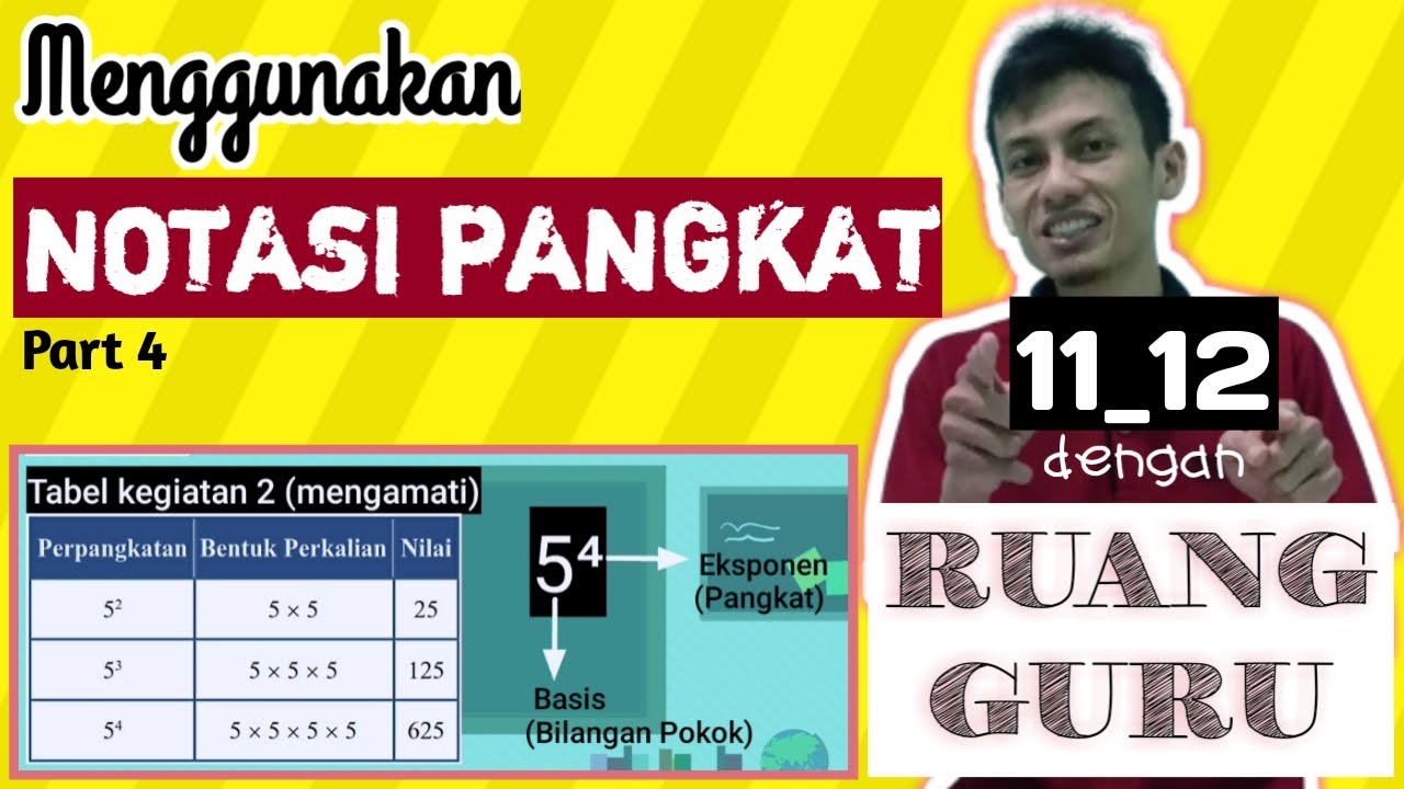Membuat kesimpulan dari Konsep Bilangan Berpangkat & Notasi Pangkat ...