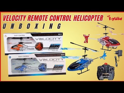 Remote Control Helicopter Unboxing & Testing | RC Helicopter | Velocity ...