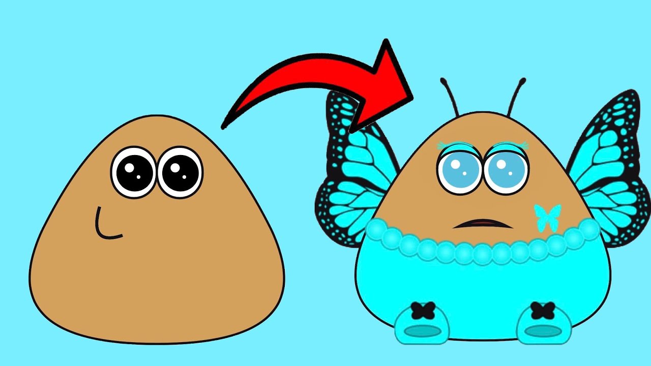 Pou virou uma BORBOLETA 🦋 | Pou Vlogs - YouTube