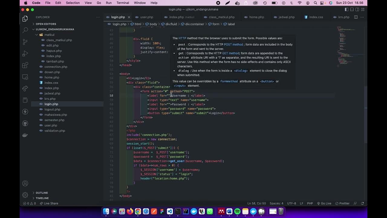 CRUD AND RELATIONAL DATABASE PHP - YouTube