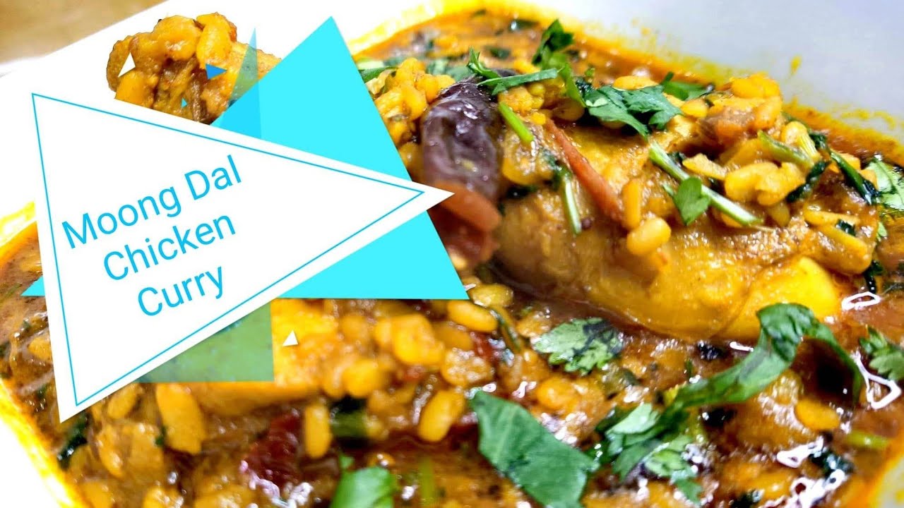 Moong Dal Chicken Curry || Chicken Curry With Lentils Recipe - YouTube