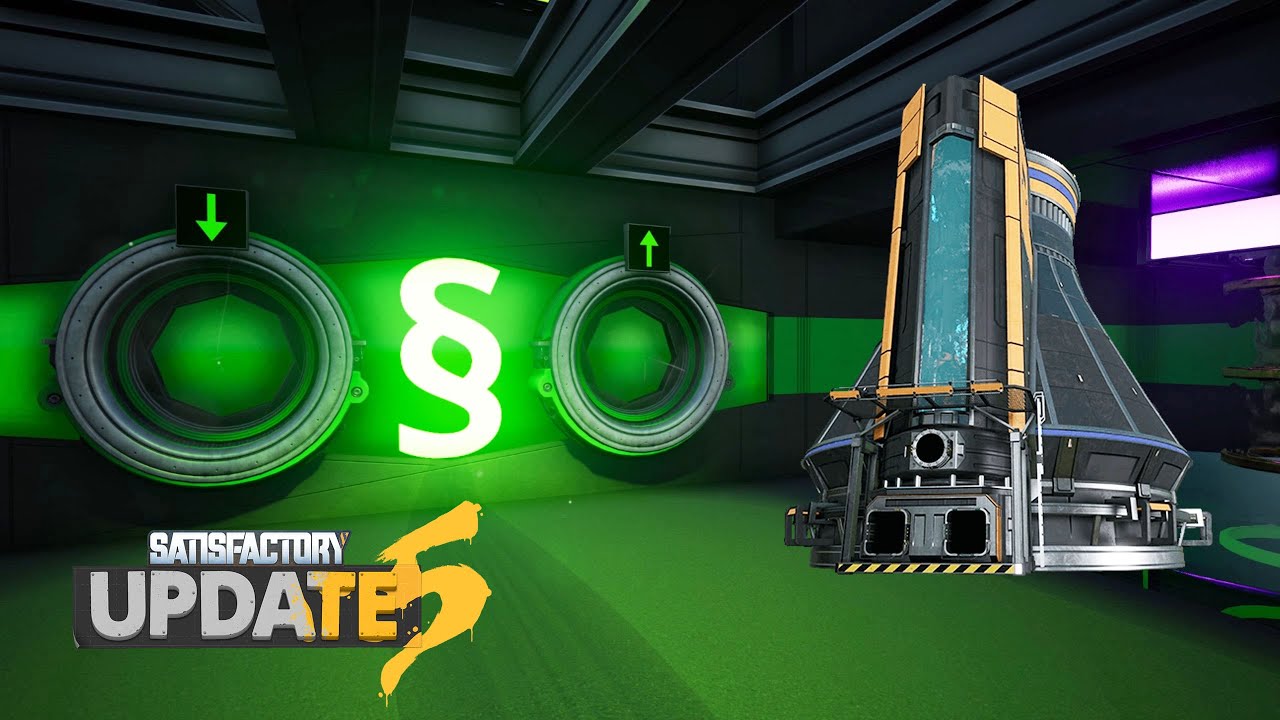 Into the DEEP - Alien Nuclear Power - Satisfactory Base Tour - YouTube