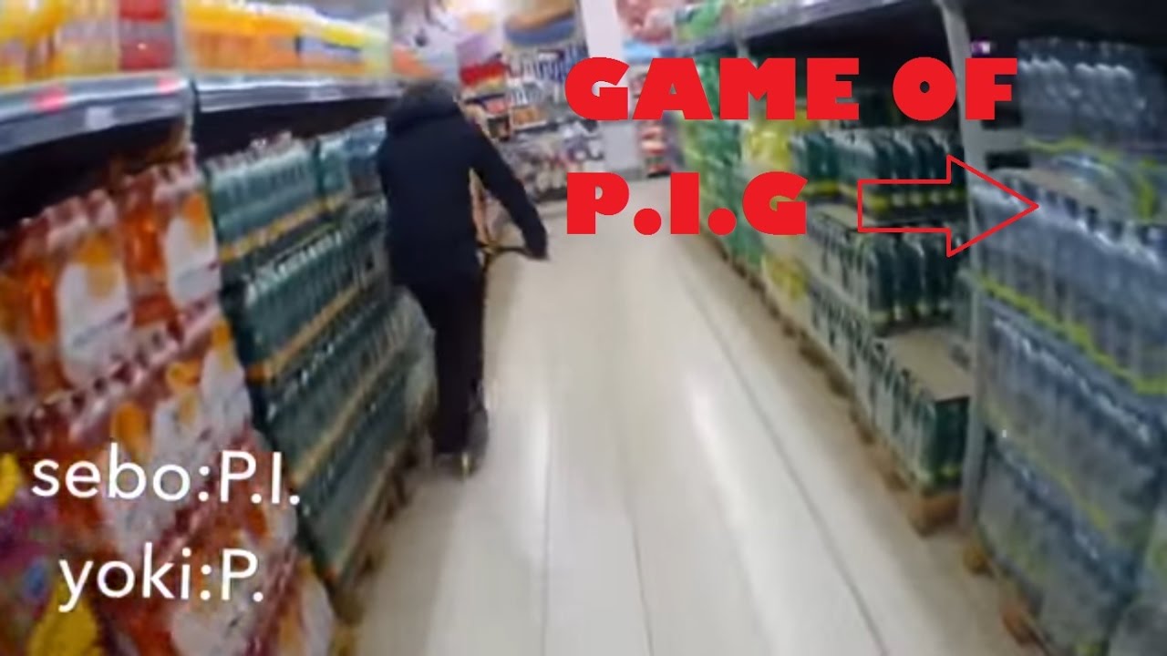 VLOG_01 // Game of P.I.G. in KAUFLAND - YOKI vs SEBO - YouTube