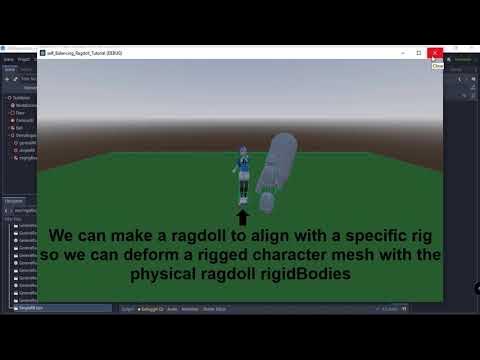 Self Balancing Ragdoll Godot 4 Tutorial and Download - YouTube