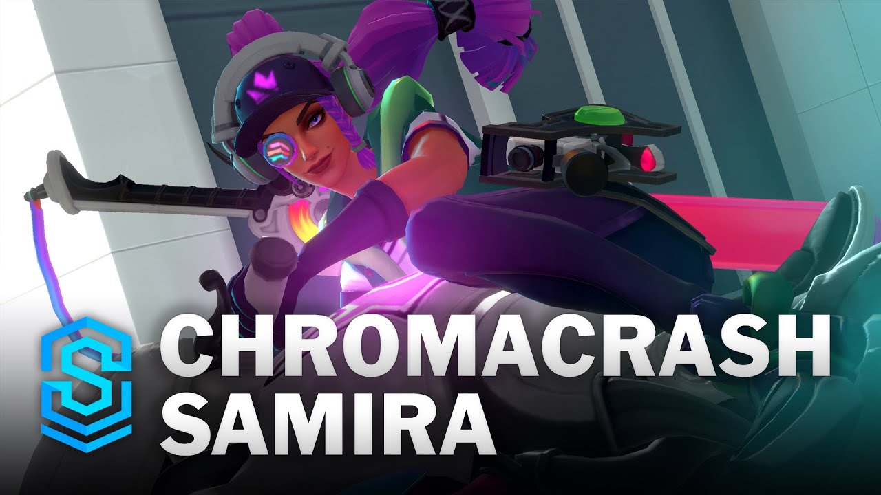 Chromacrash Samira Wild Rift Skin Spotlight - YouTube