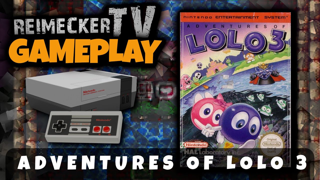 Gameplay : Adventures of Lolo 3 (NES) - YouTube