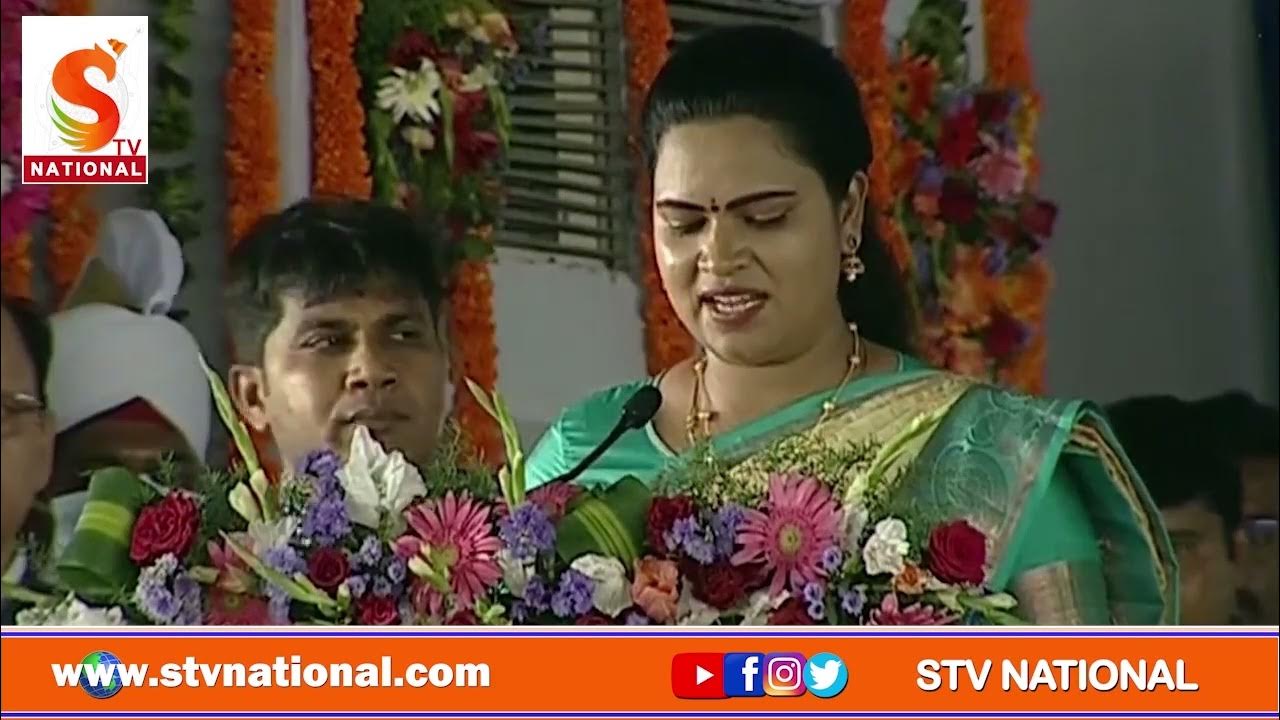 Stv National || Vidudala Rajini Oath as AP Minister CM Jagan Cabinet Ministers Swearing Ceremony ...