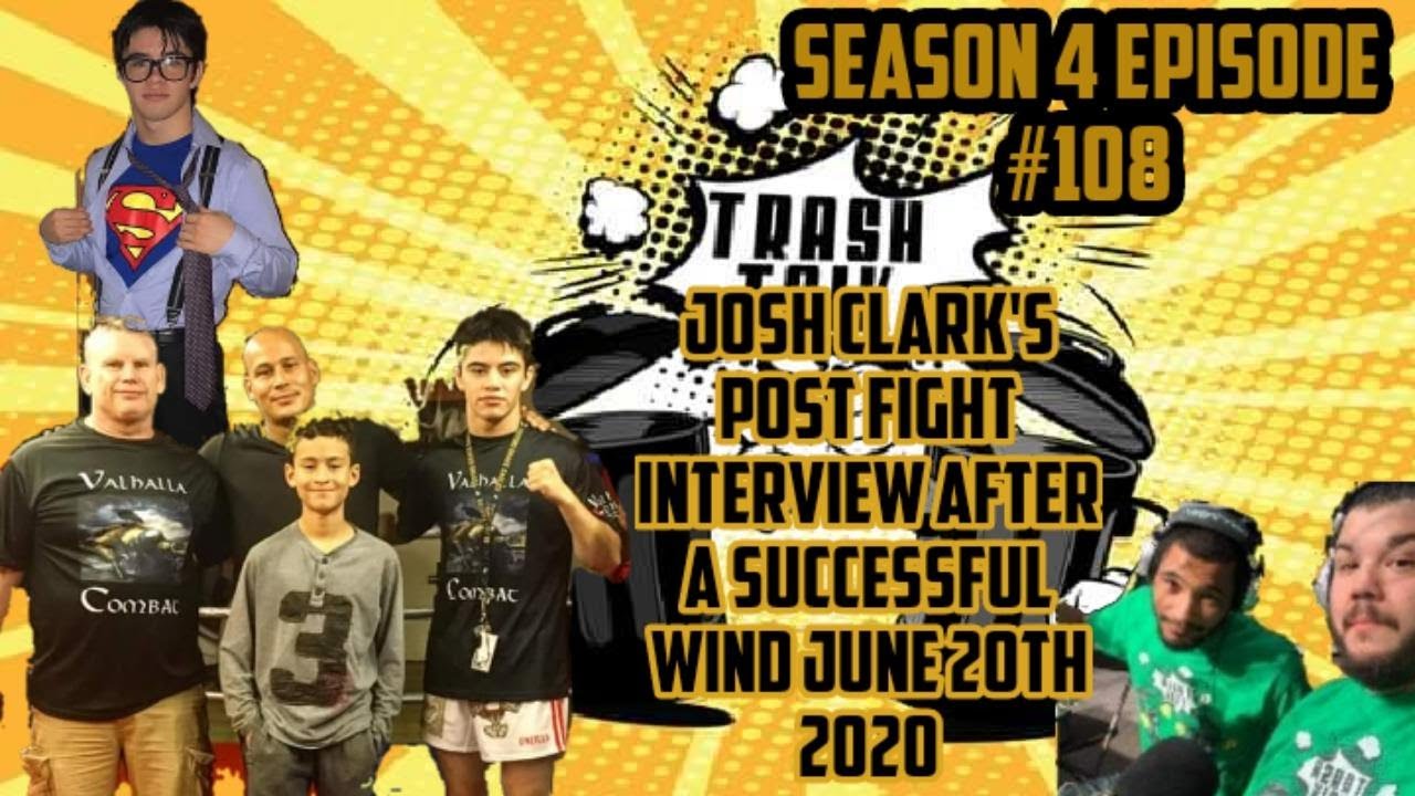Josh clark post fight interview after his win june 20th - YouTube