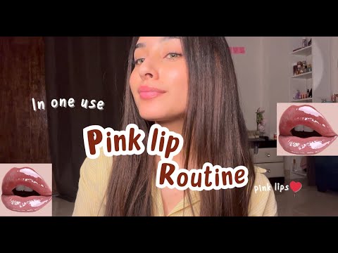 Pink LIP💋Routine l In just one use l naturally pink lips💕💋l #lips #skincare #lipcare #pink #lips ...