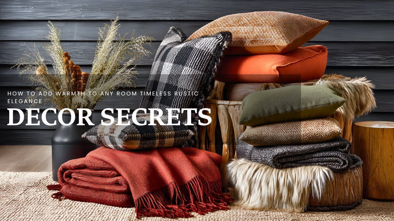 How to Add Warmth to Any Room: Timeless Rustic Elegance - YouTube