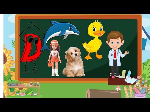 words starting with letter d || learn d letter words - YouTube