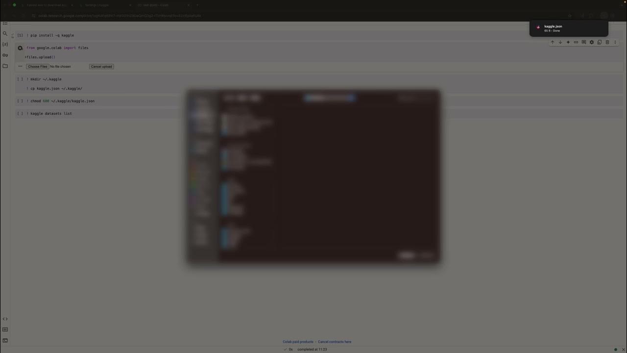 Connect to Kaggle from Google Colab - YouTube