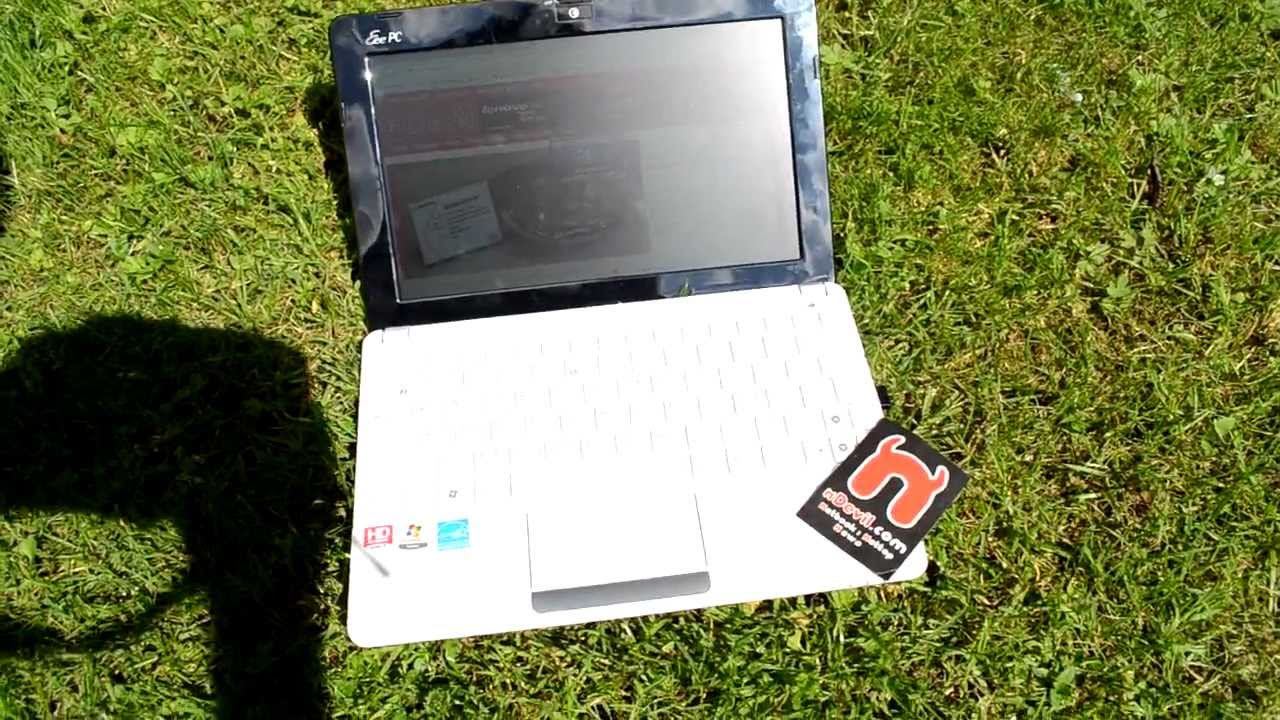 Asus Eee PC 1015B Außeneinsatz - YouTube