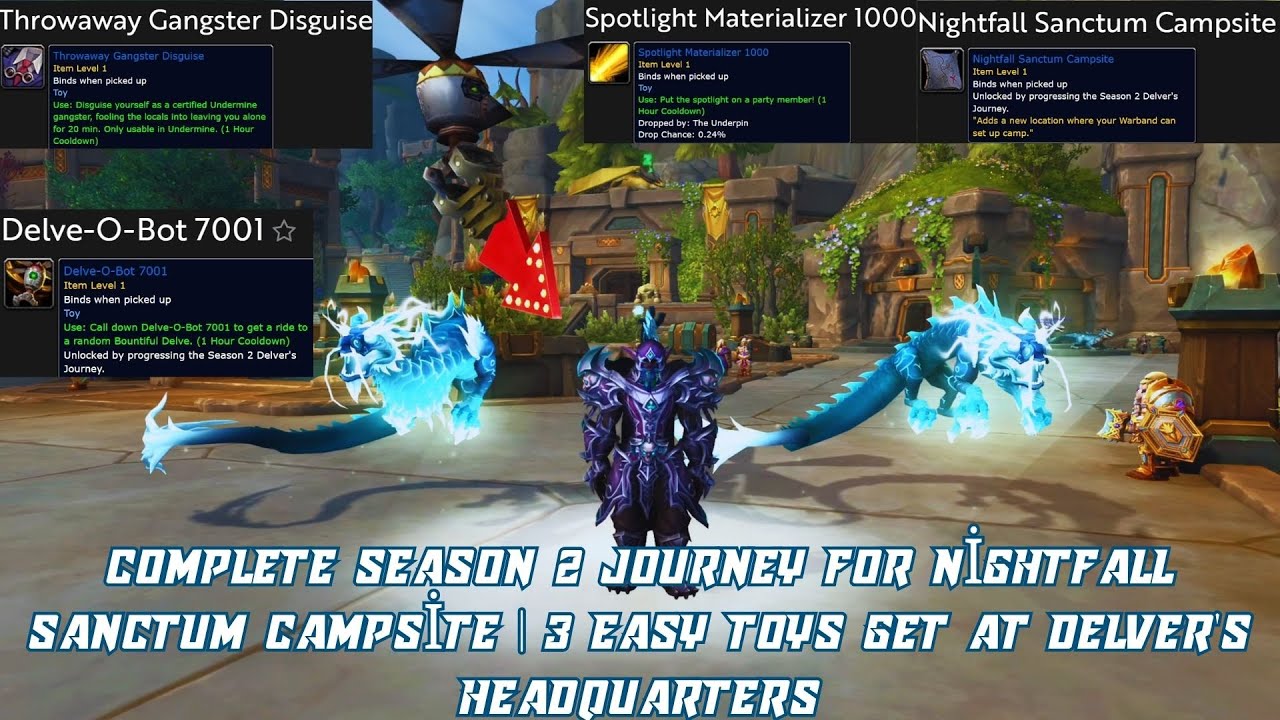 Complete Season 2 Journey for Nightfall Sanctum Campsite | 3 Easy Toys ...