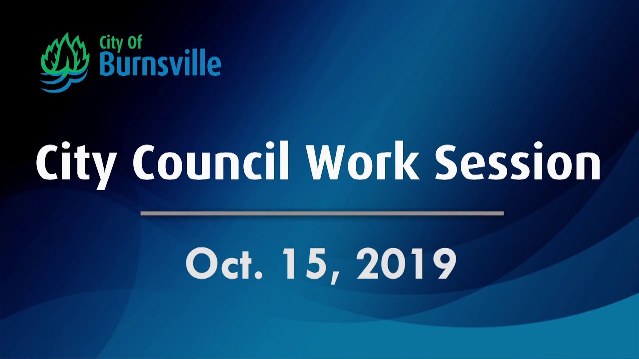 City Council Work Session - 15 Oct 2019 - YouTube