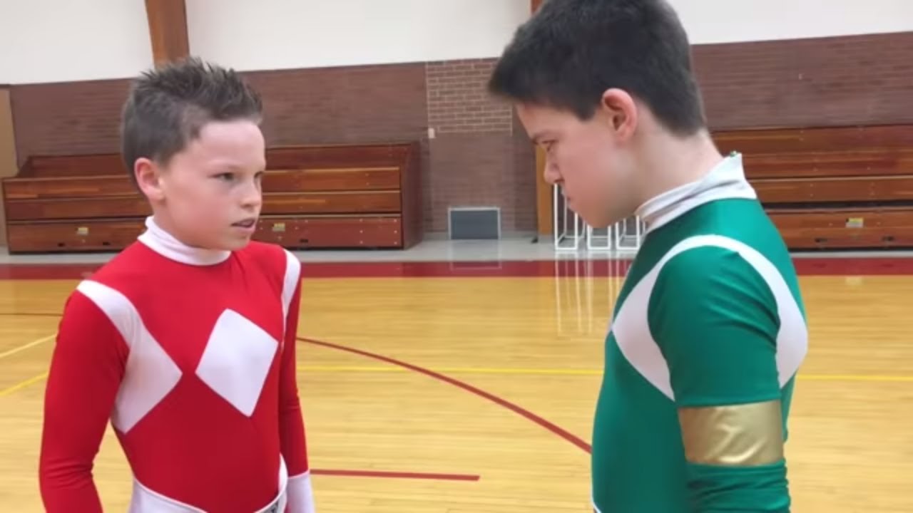 Green Power Ranger Surprise Birthday Party - YouTube