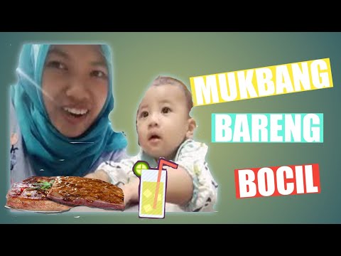 Mukbang steak bareng due bocil bersama Tante Kiki  🤗