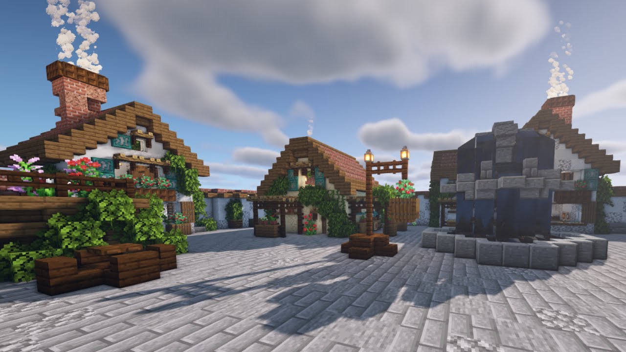 Minecraft Italian Village Walkthrough (Interiors) - YouTube